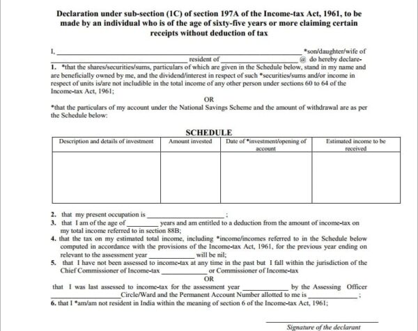 Form-15H-TDS-Senior-Citizen
